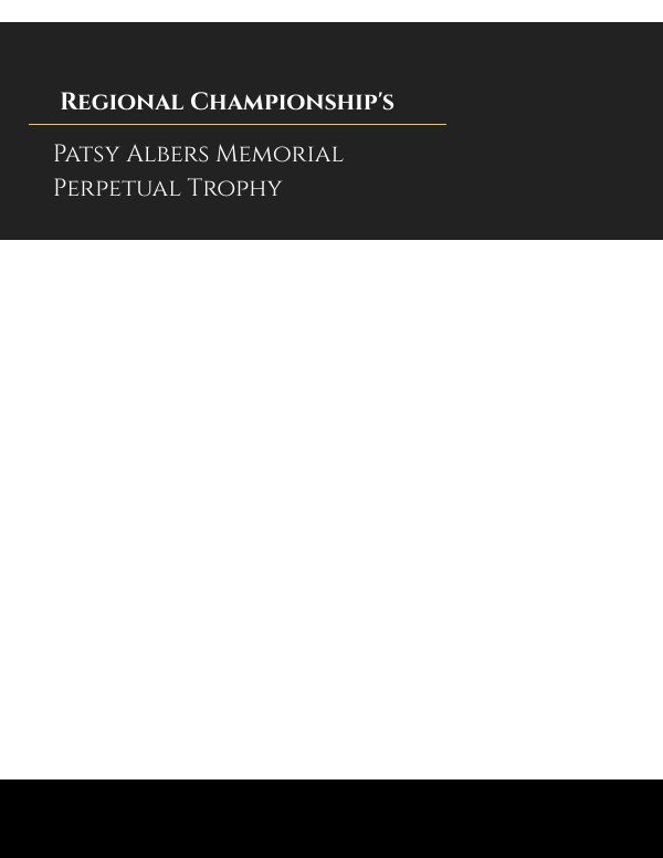 Patsy Albers Memorial Perpetual Trophy by nancy Dressage doody - Flipsnack