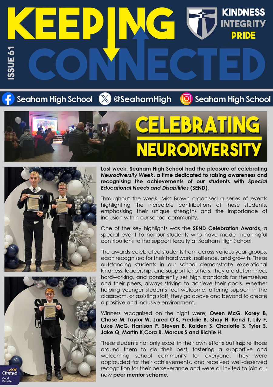 Keeping Connected issue 61 by Seaham High School - Flipsnack