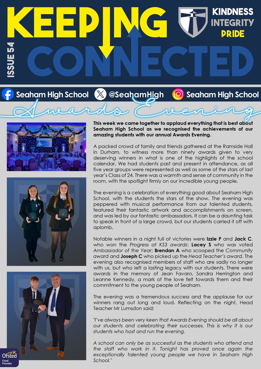 Keeping Connected issue 54 by Seaham High School - Flipsnack
