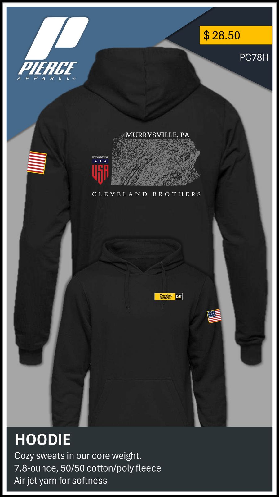 Topo Essentials Cleveland Brothers CAT by Pierce Apparel - Flipsnack