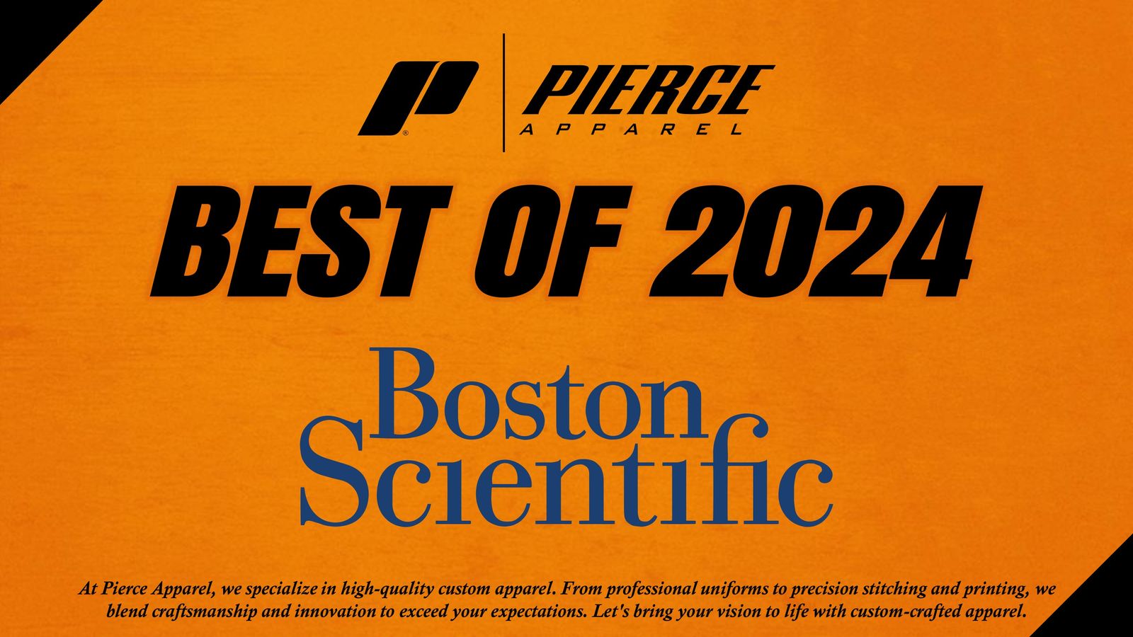 MEDICAL Boston Scientific BEST OF 2024 PIERCE APPAREL 1 by Pierce ...