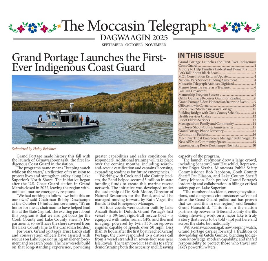 Moccasin Telegraph DAGWAAGIN 2025 by Haley Brickner - Flipsnack