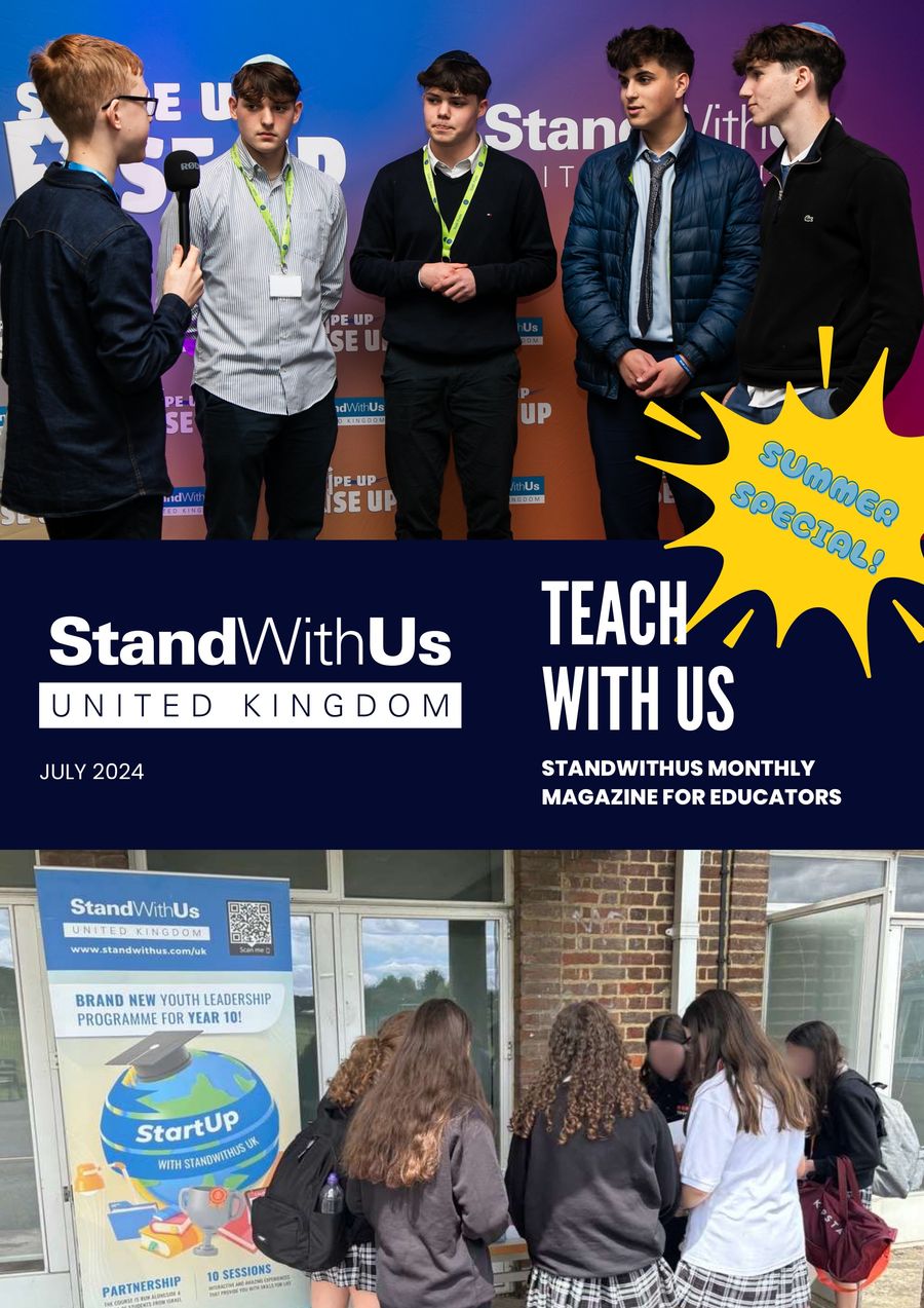 TeachWithUs Magazine - July 2024 by StandWithUs - Flipsnack