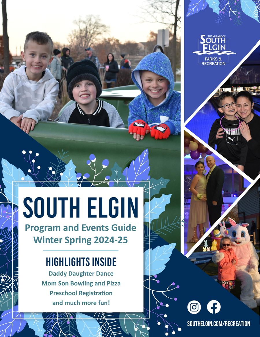 South Elgin Program and Events Guide Winter Spring 24-25 by Craig ...