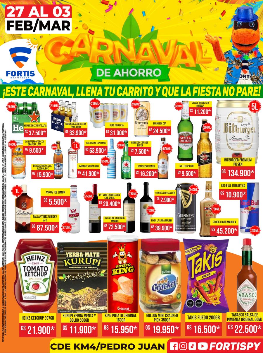 Afiche Digital Carnaval 2025 dg by FORTIS PARAGUAY - Flipsnack