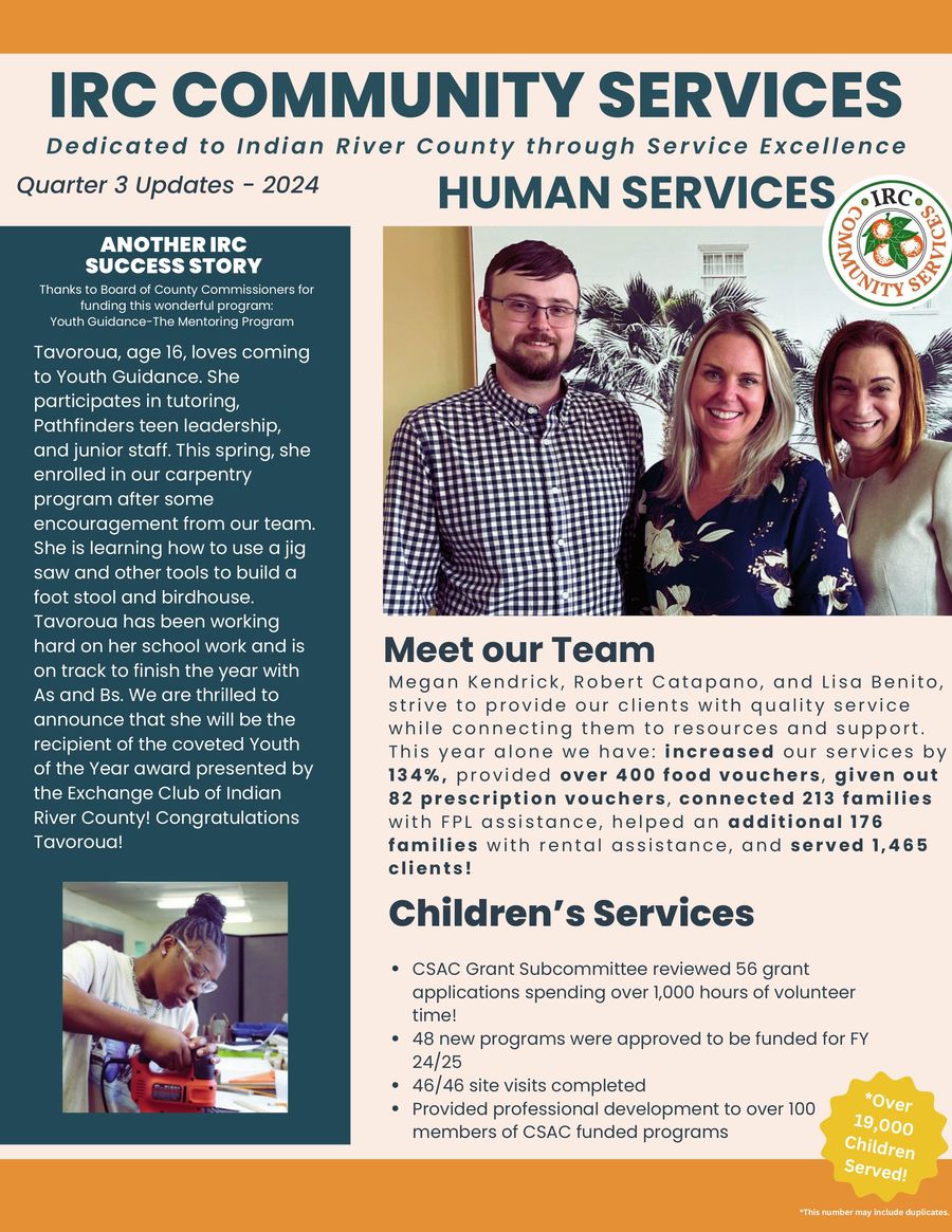 IRC Community Services Q3 by Cindy Emerson - Flipsnack