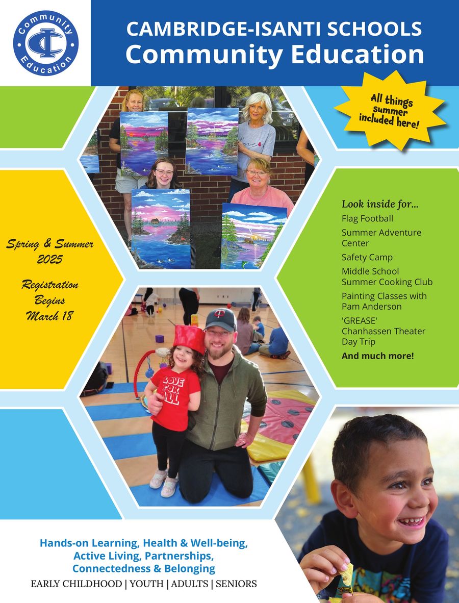 Summer 2025 Community Ed Brochure by Sue Conrad - Flipsnack