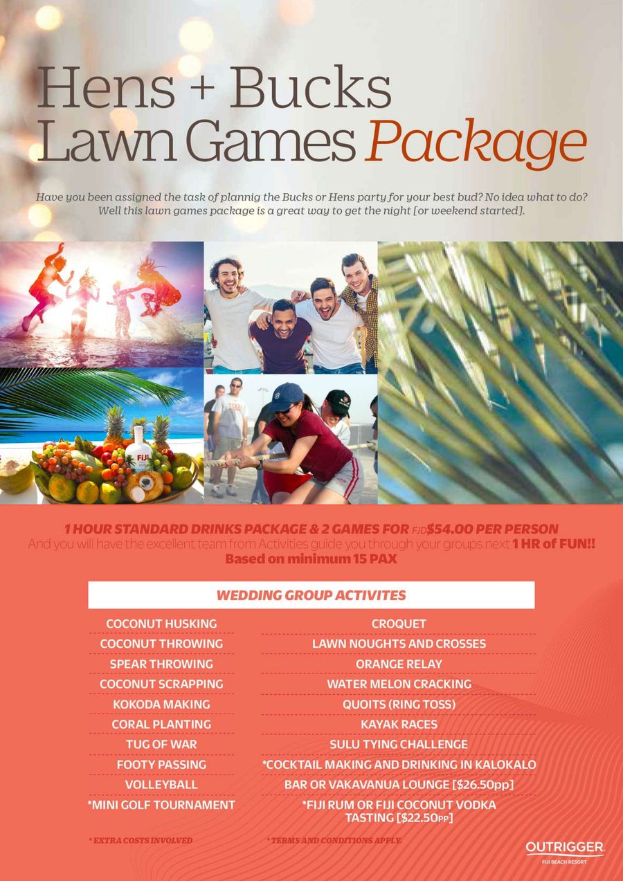 07 - Hens & Bucks Party Package by OUTRIGGER... - Flipsnack