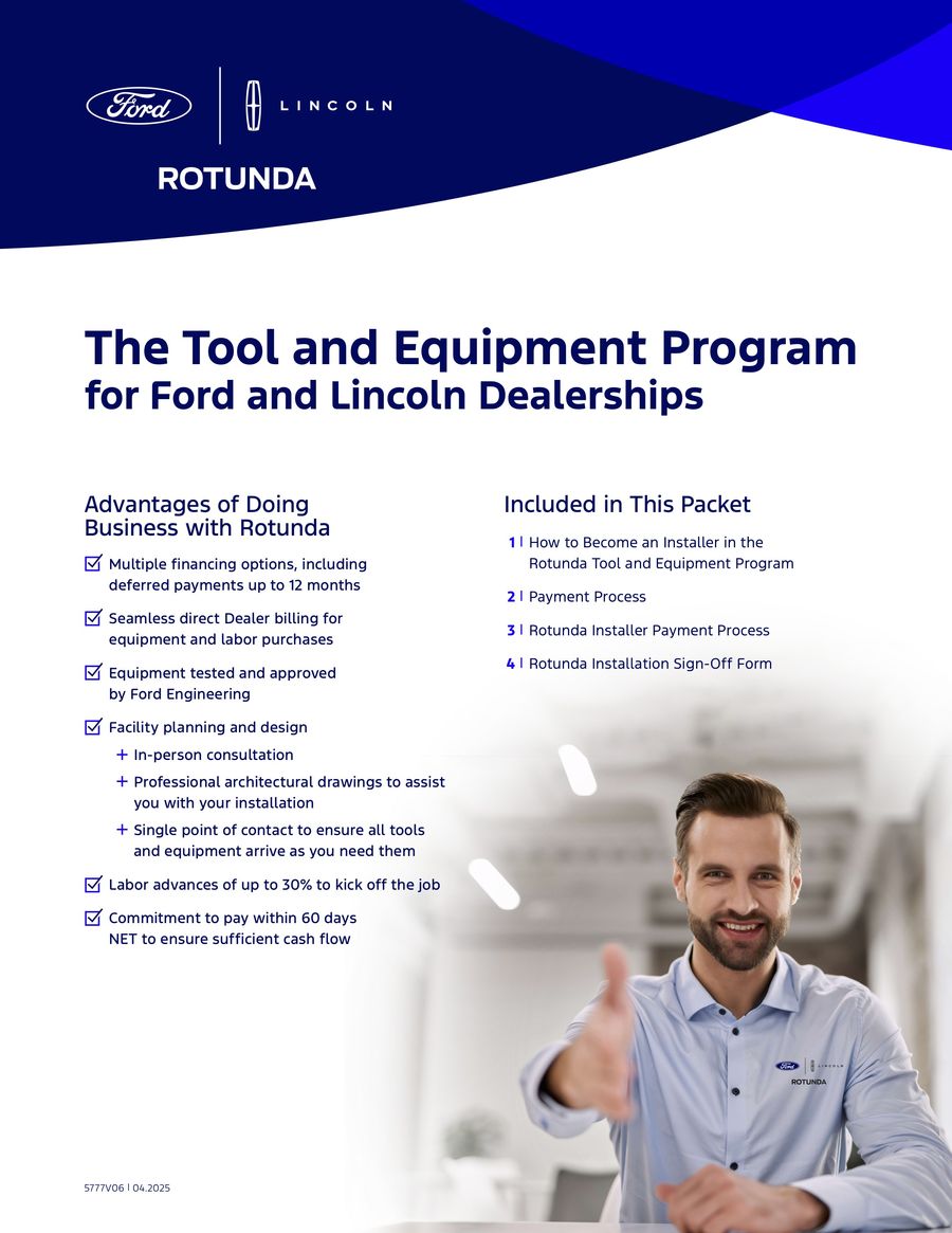 Rotunda Tool & Equipment Installer Packet by Ford Rotunda - Flipsnack