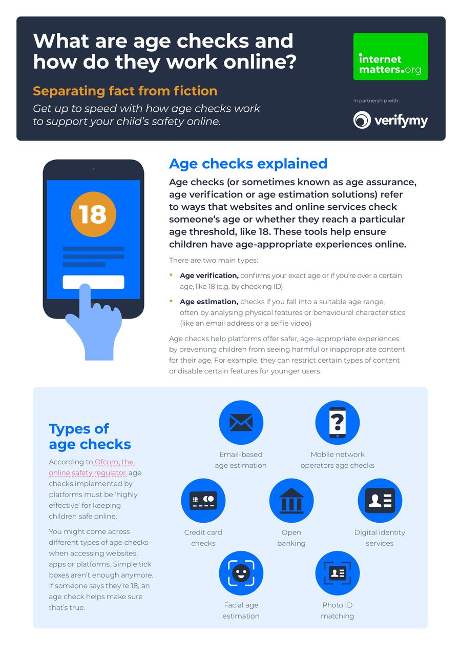 How do online age checks work? | Internet Matters