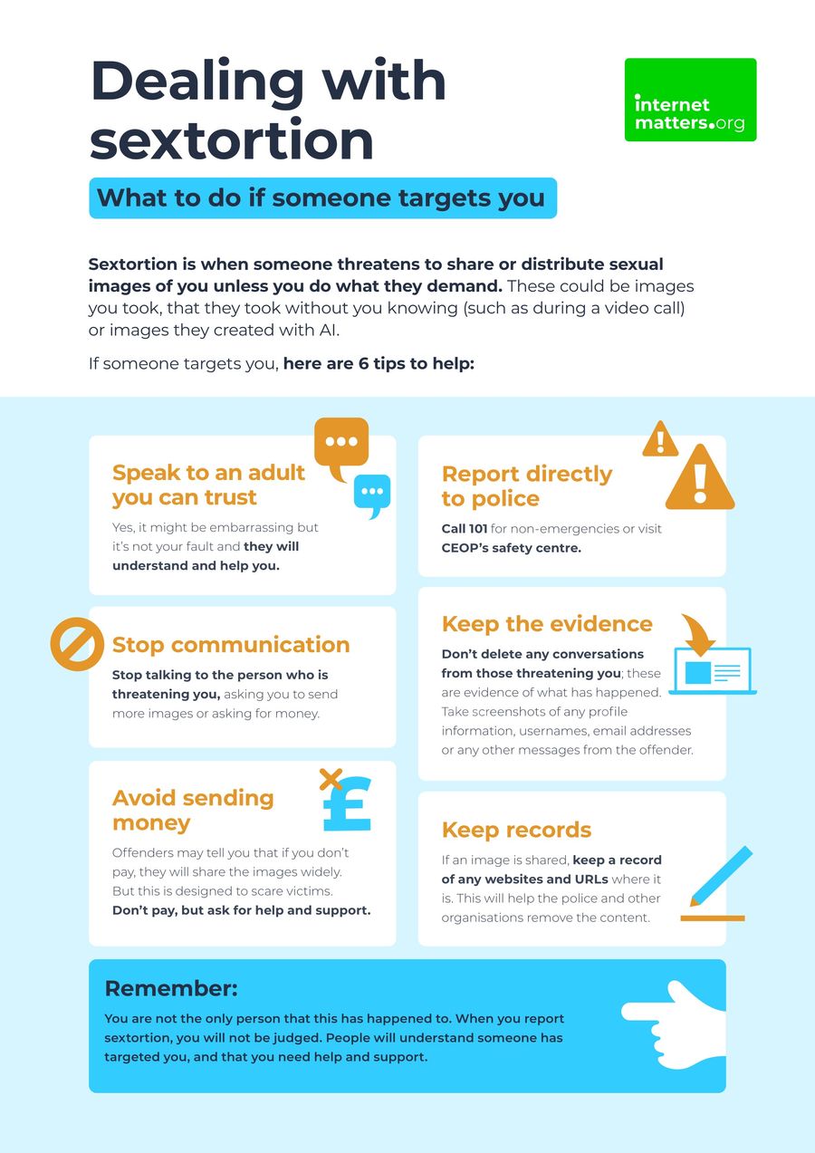 Dealing with sextortion: What to do if you're targeted by Internet ...