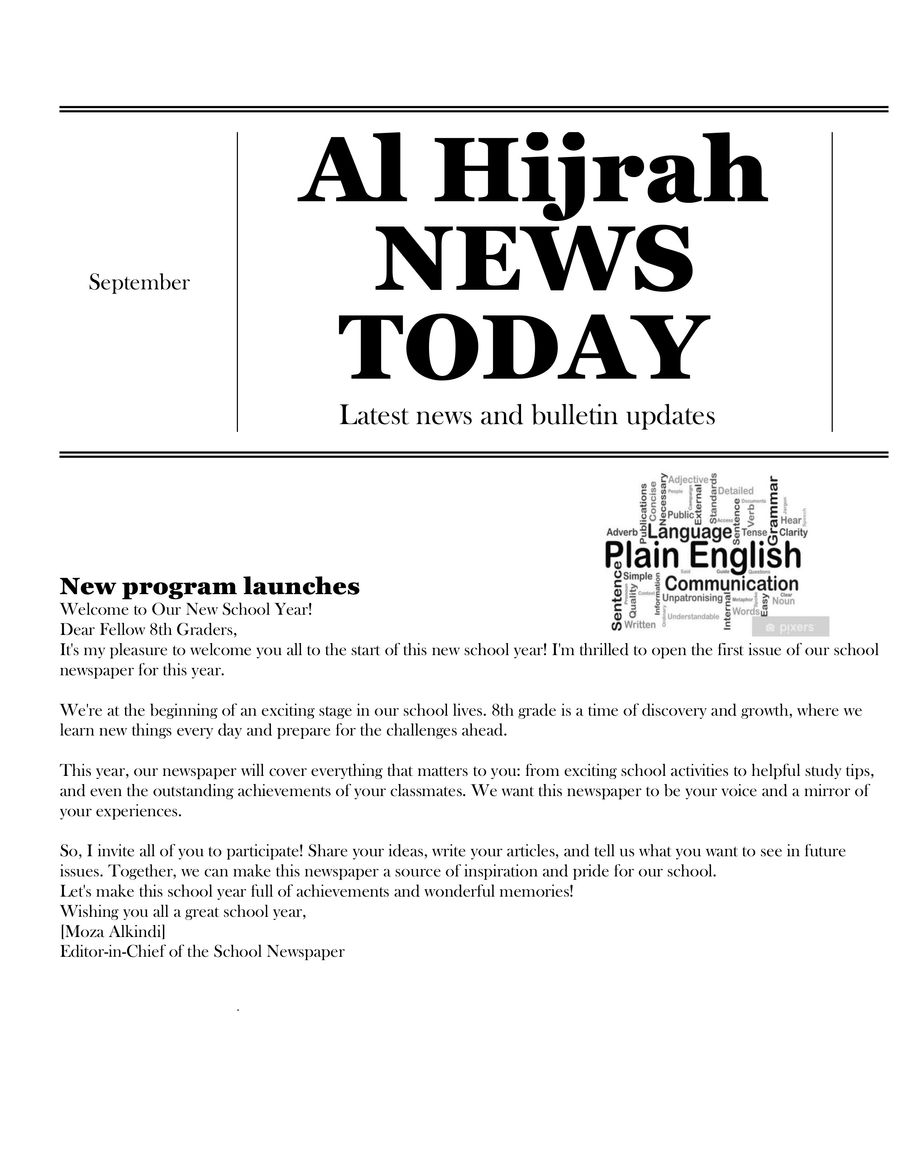 Alhijrah News English .September.docx by Moza Alkindi - Flipsnack