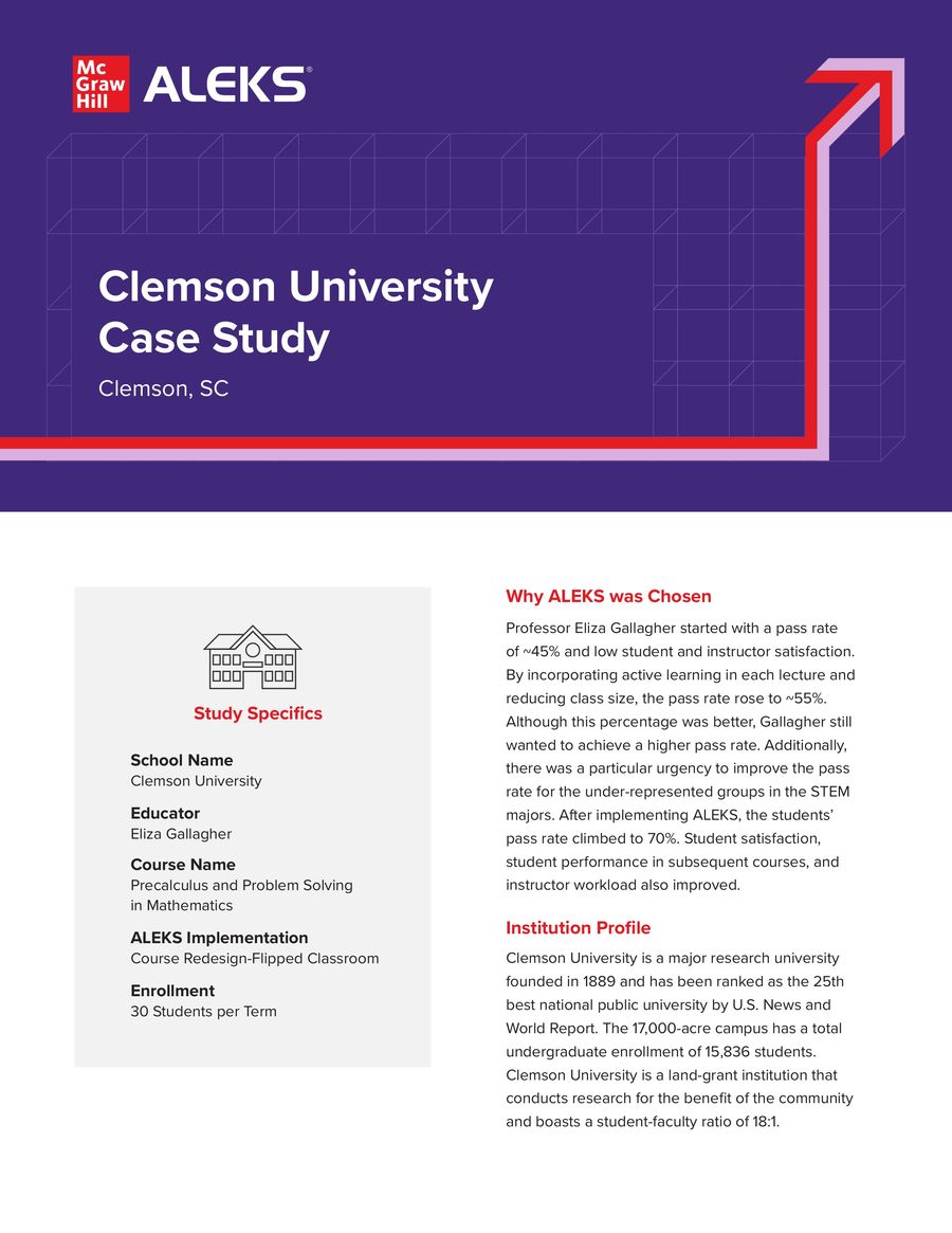 Clemson University | Case Study by McGraw Hill International