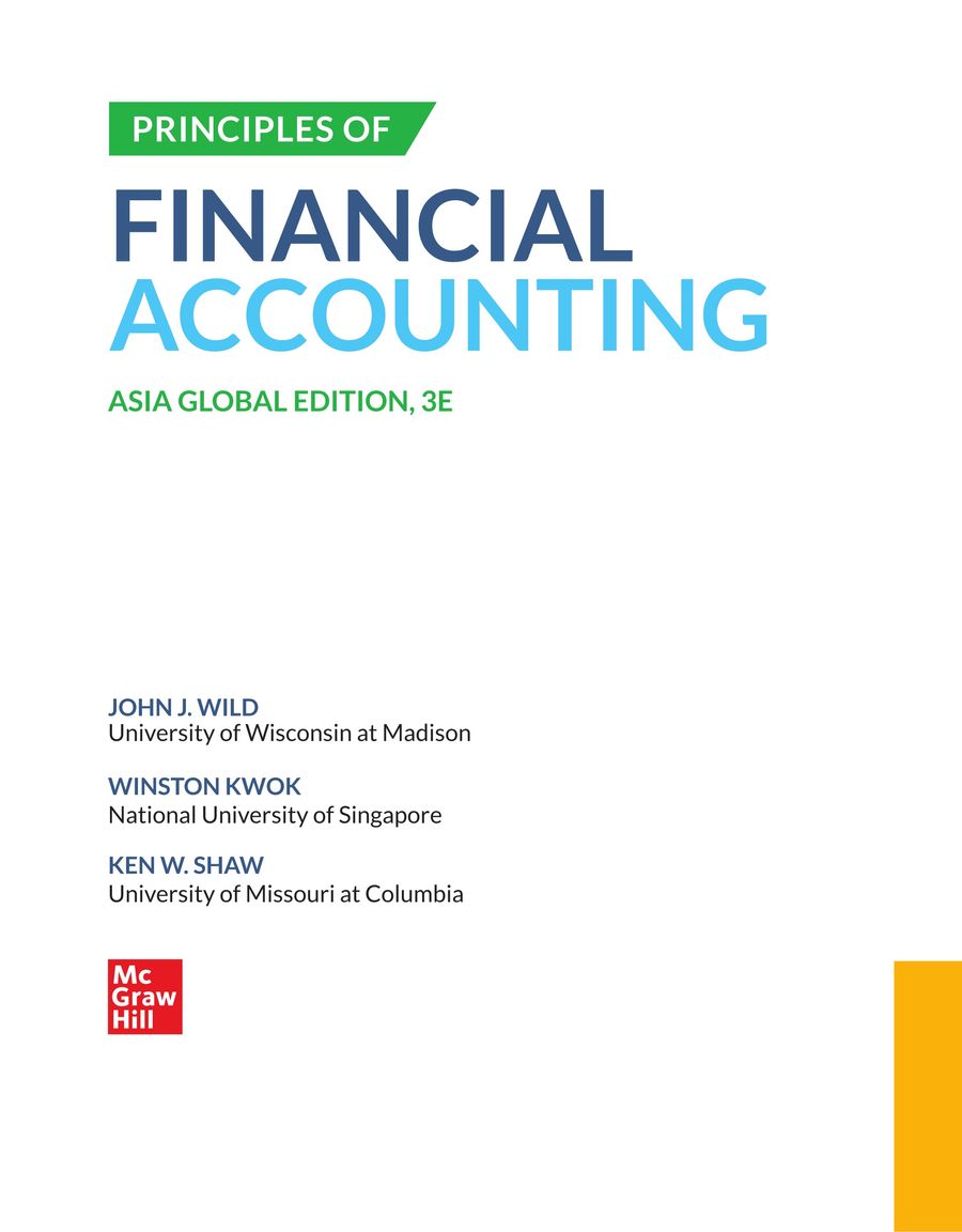 Wild Principles Financial Accounting 3e_Preview Chapter by McGraw Hill ...