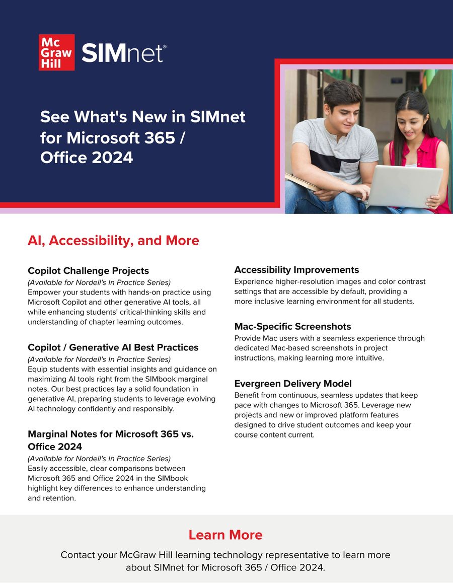 SIMnet Canada - What's New for Office 2024 Flyer by McGraw Hill ...