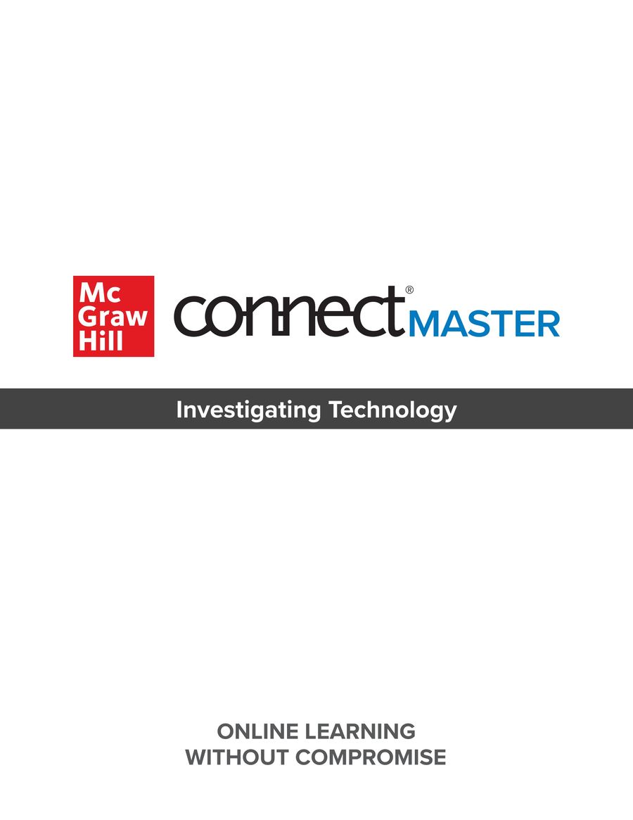 Connect Master Investigating Technology by McGraw Hill International