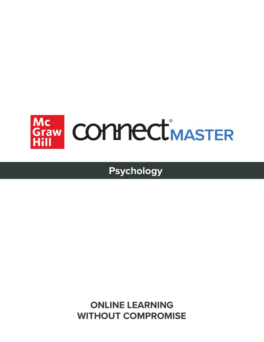 Connect Master Psychology by McGraw Hill International