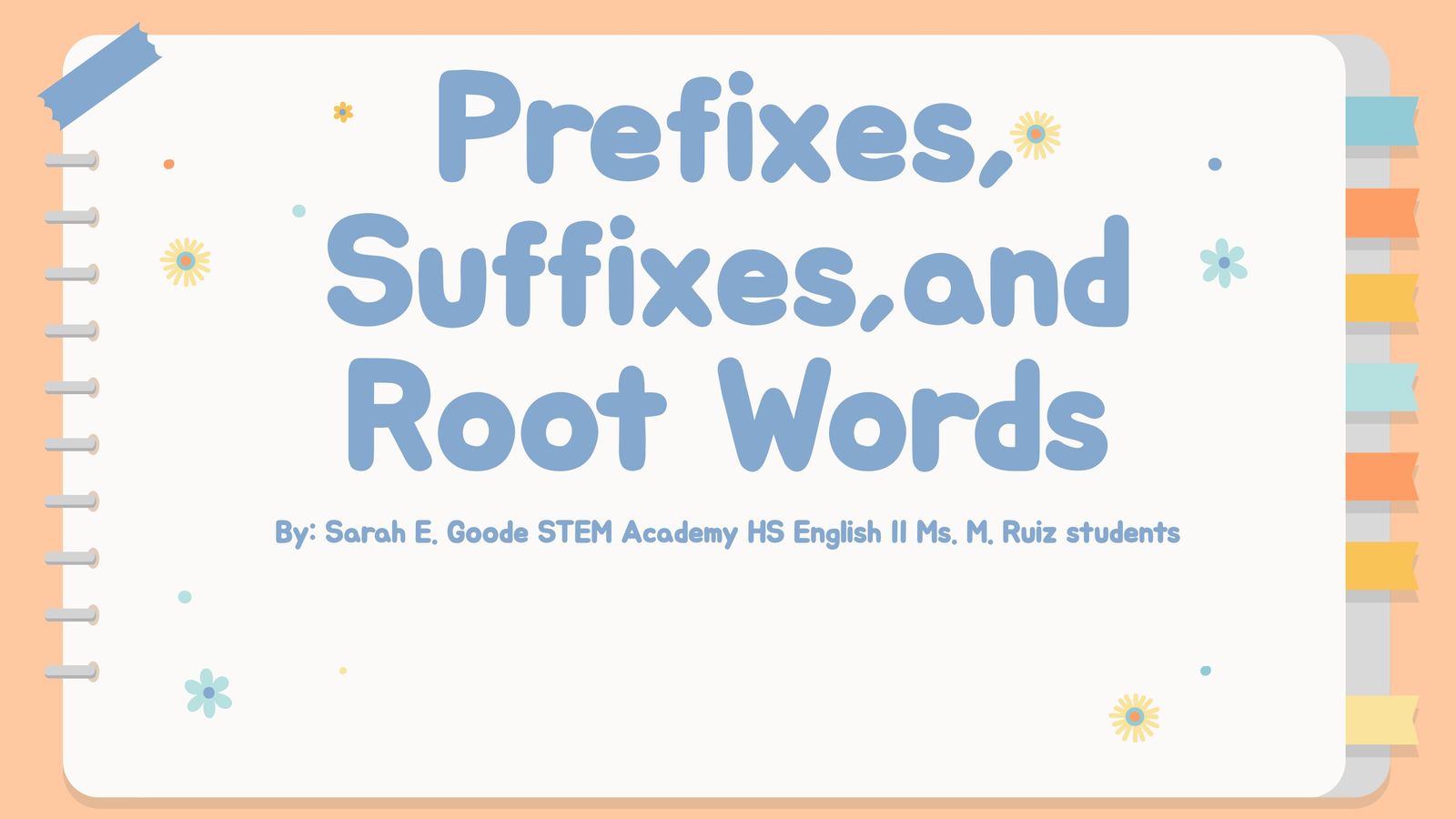 Prefixes, Suffixes, and Root Words Book5 by Marisela Ruiz - Flipsnack