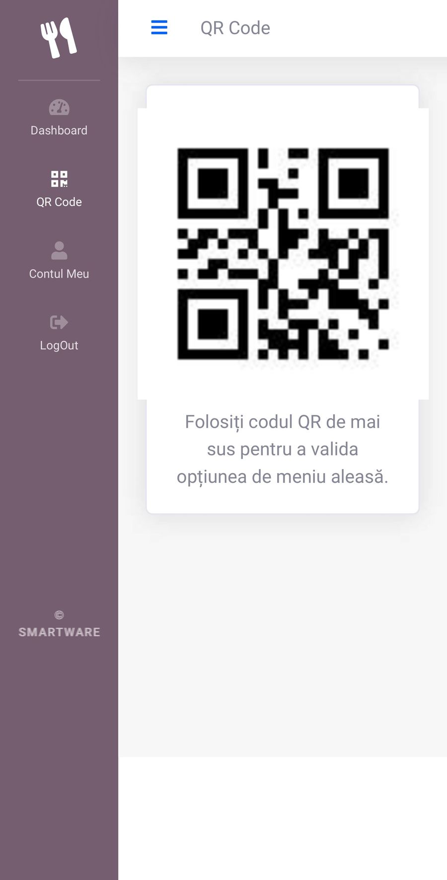 Catering App - QR Code 2 by Business plan - Flipsnack