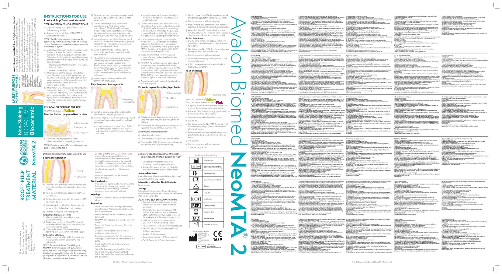 IFU-46 Avalon Biomed NeoMTA 2 Instructions for Use (Multi La by brian washington - Flipsnack