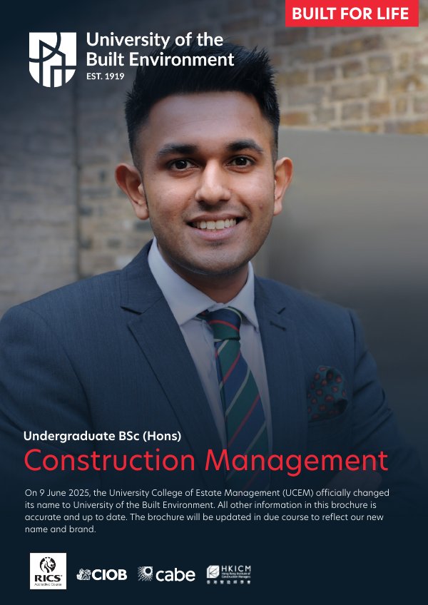 BSc (Hons) Construction Management by... - Flipsnack