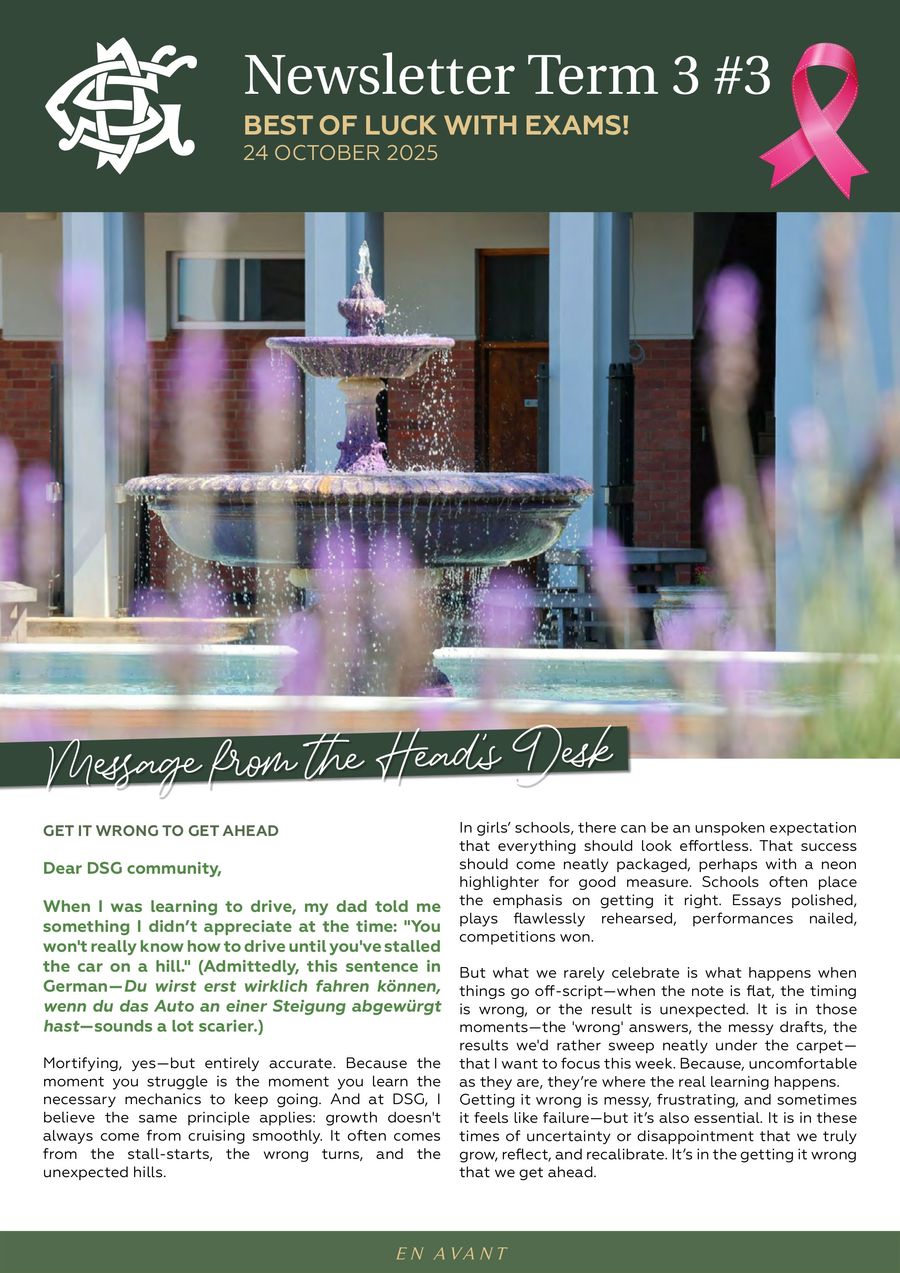 Senior Newsletter 24 October 2025 by Victoria Mallett - Flipsnack