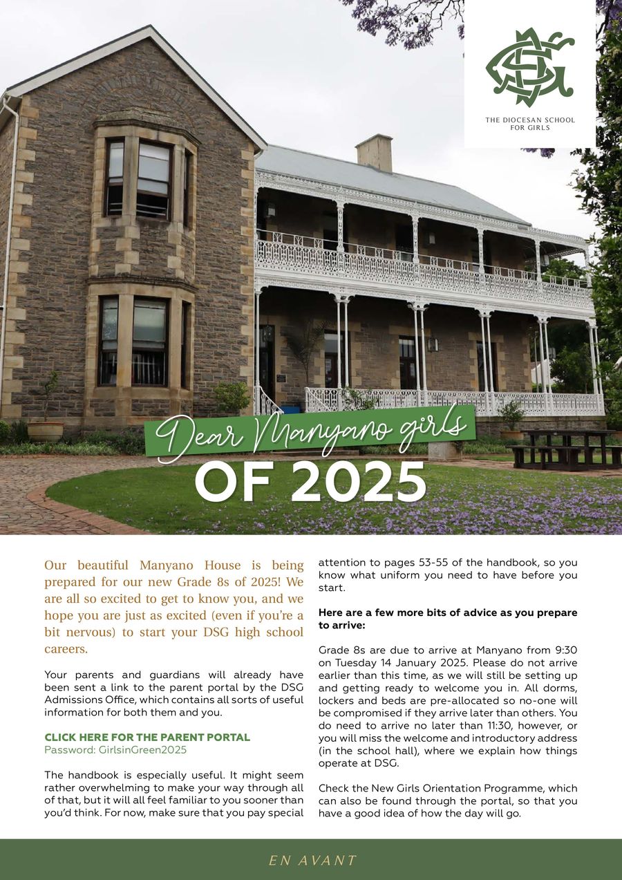 Grade 8 letter 2025 by Victoria Mallett - Flipsnack