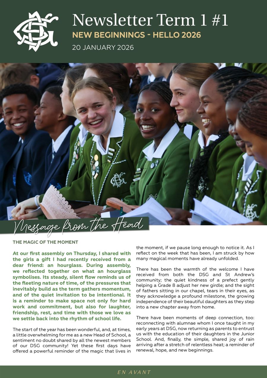 Senior Newsletter 20 January 2026 by Victoria Mallett - Flipsnack