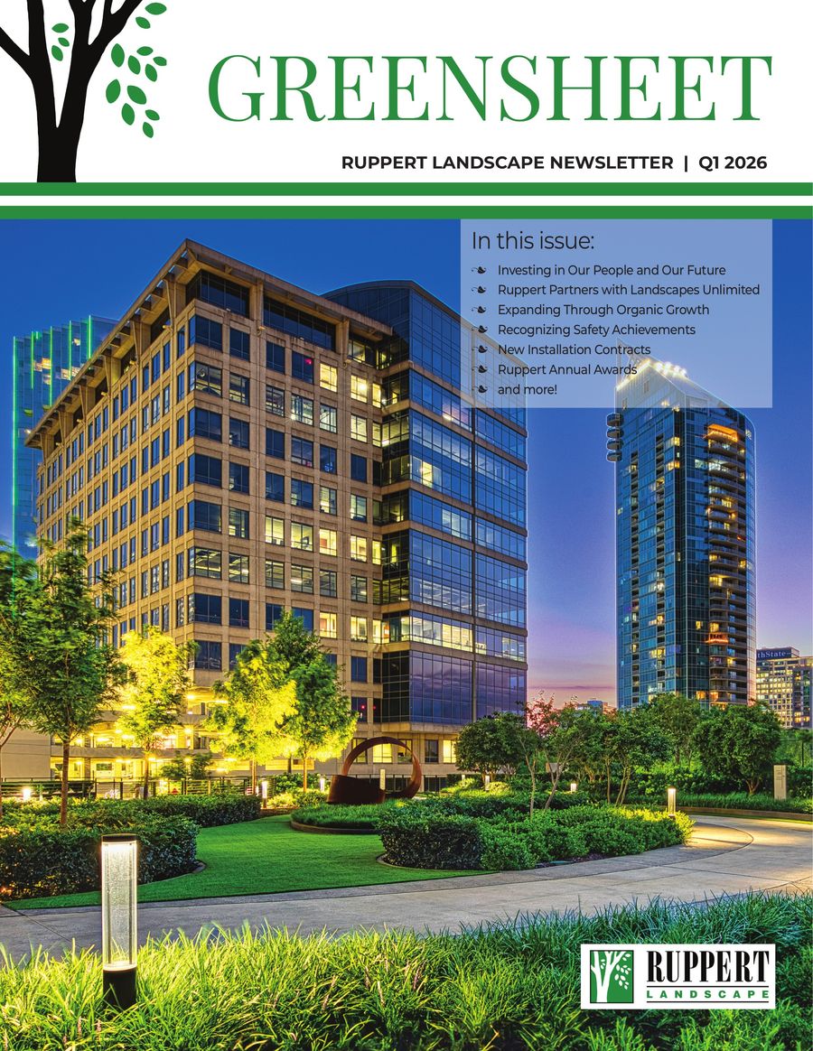 Q1 2026 Greensheet by Ruppert Landscape - Flipsnack