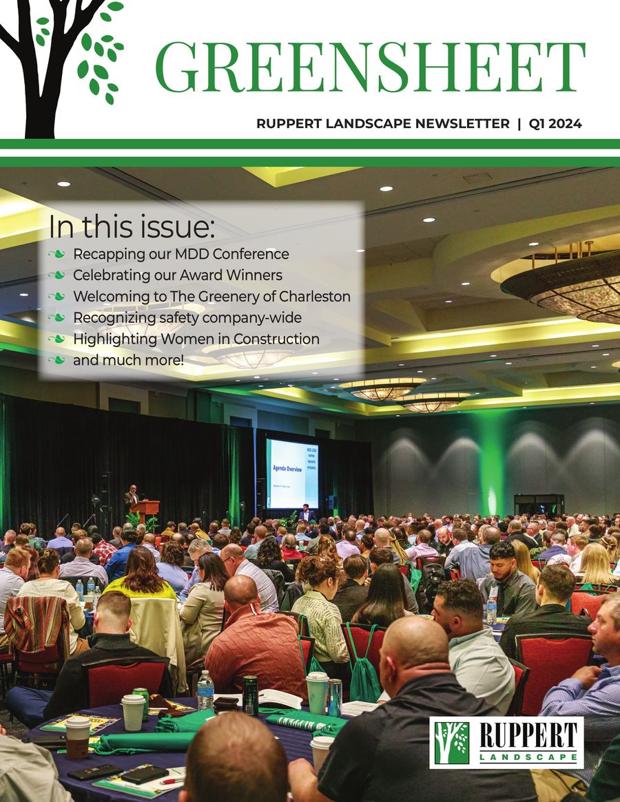 Q1 2024 Greensheet by Ruppert Landscape - Flipsnack
