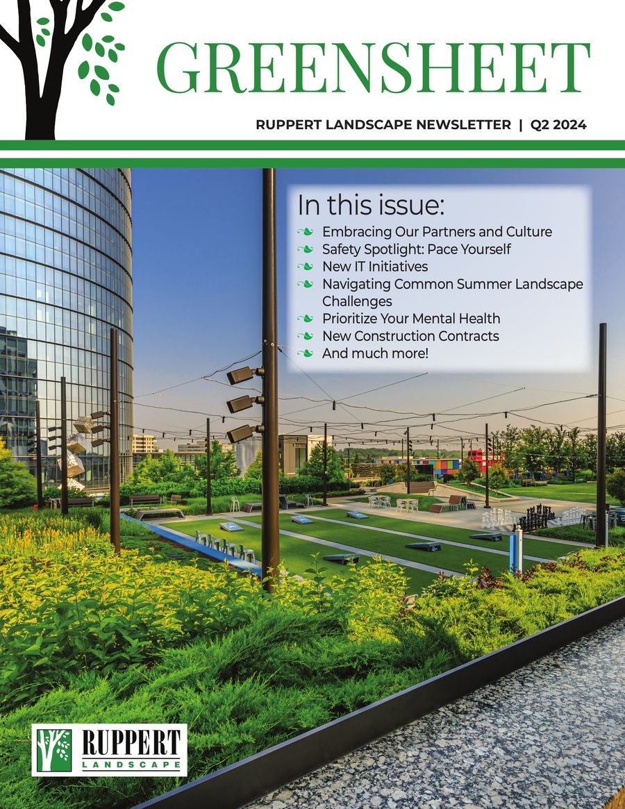 Q2 2024 Greensheet Newsletter by Ruppert Landscape - Flipsnack