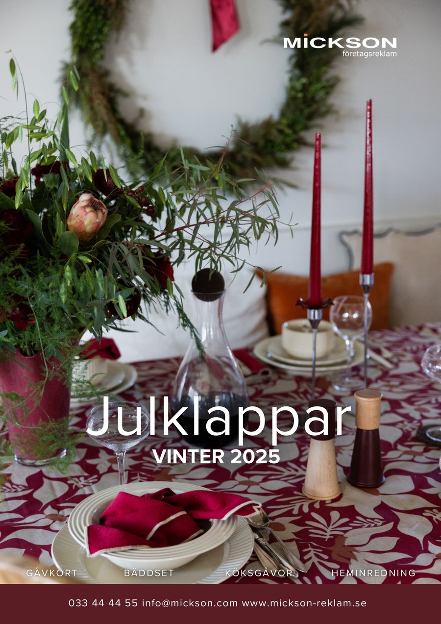 Mickson Sneak Peak Julklappar 2025 by Mickson - Flipsnack