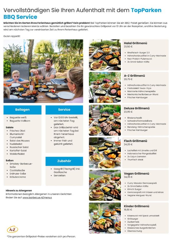 A-Z Barbecue A4 flyer DLD by TopParken - Flipsnack