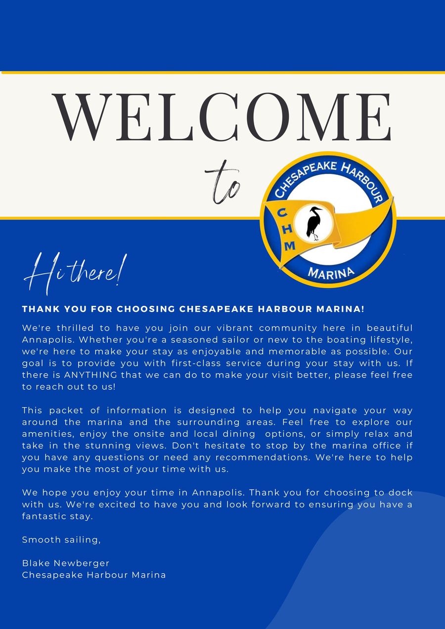 2025 Chesapeake Harbour Welcome Packet by Trident Marine - Flipsnack