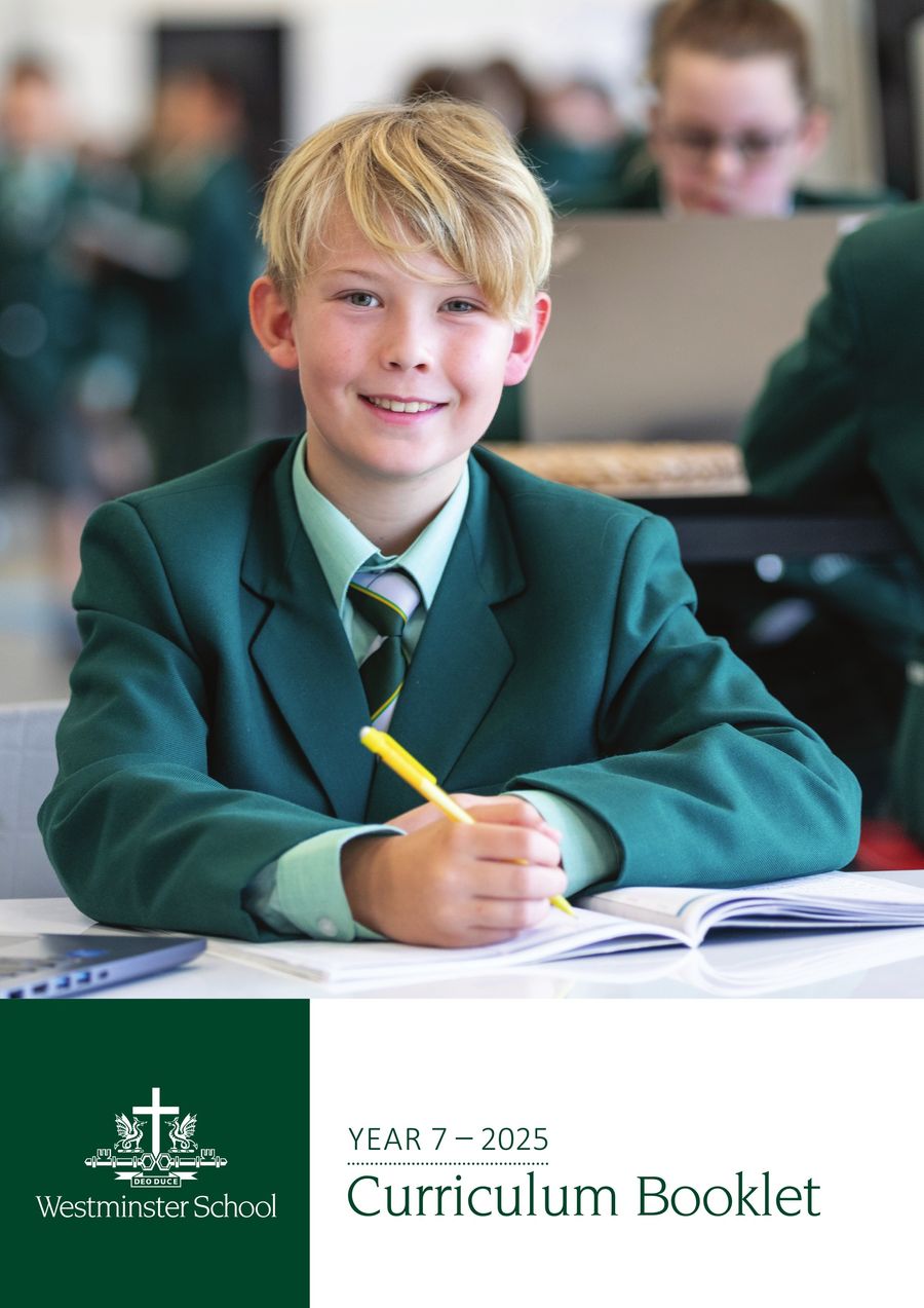 2025 Year 7 Curriculum Booklet Final by Westminster School - Flipsnack