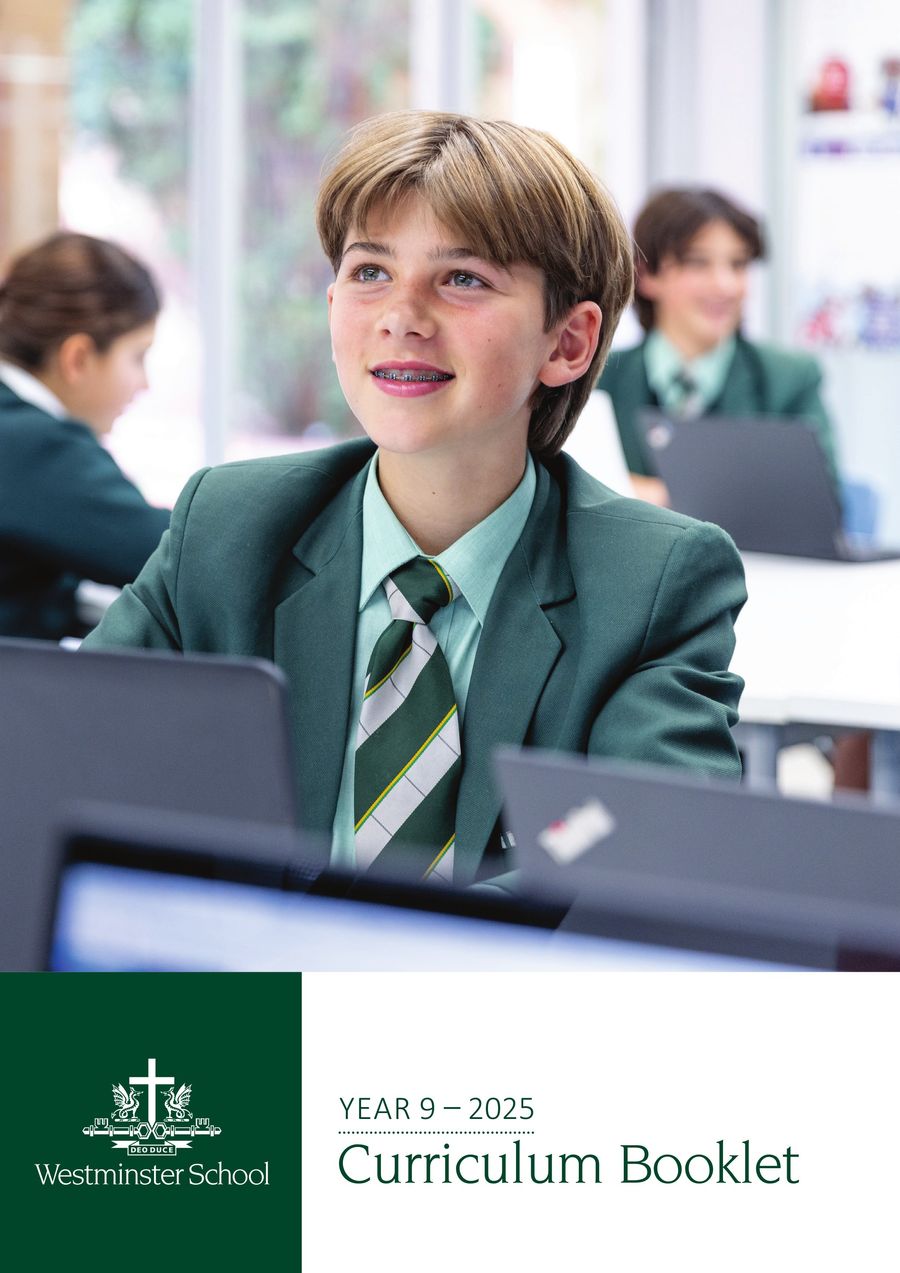 2025 Year 9 Curriculum Booklet by Westminster School - Flipsnack