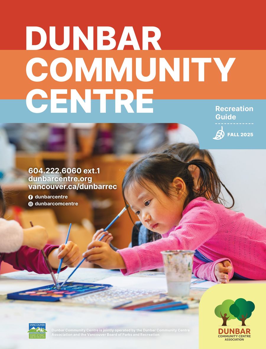 Dunbar Community Centre Fall 2025 Recreation Guide by DC CA - Flipsnack