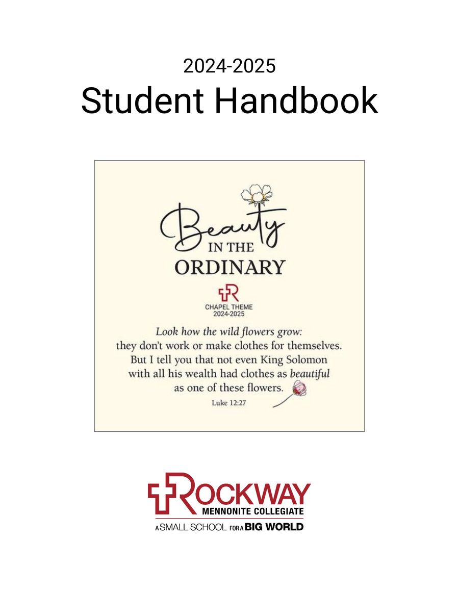 2024-2025 Student Handbook by Rockway... - Flipsnack