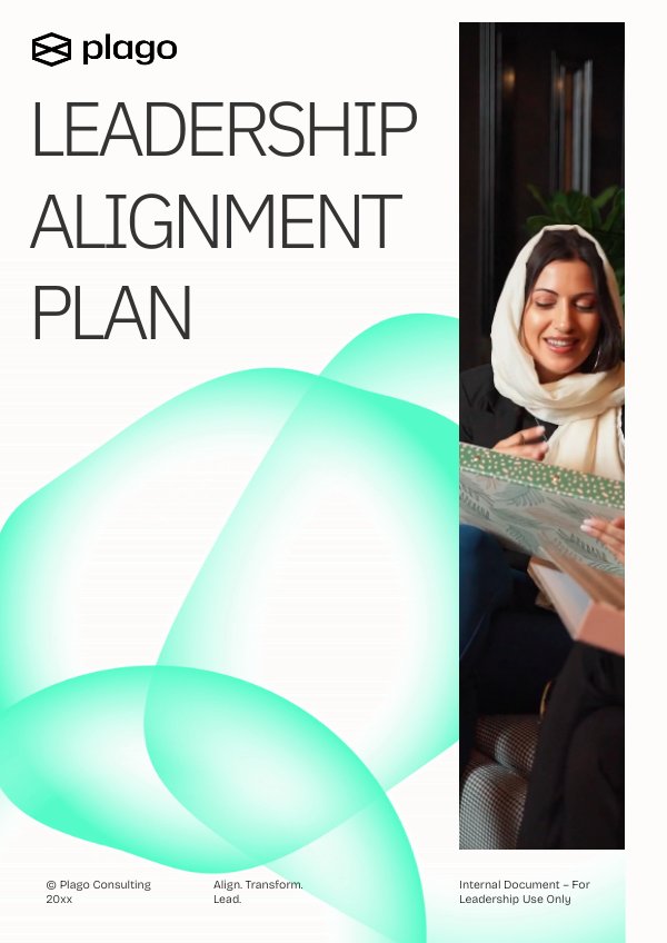 Leadership Alignment Plan Template by Flipsnack templates - Flipsnack