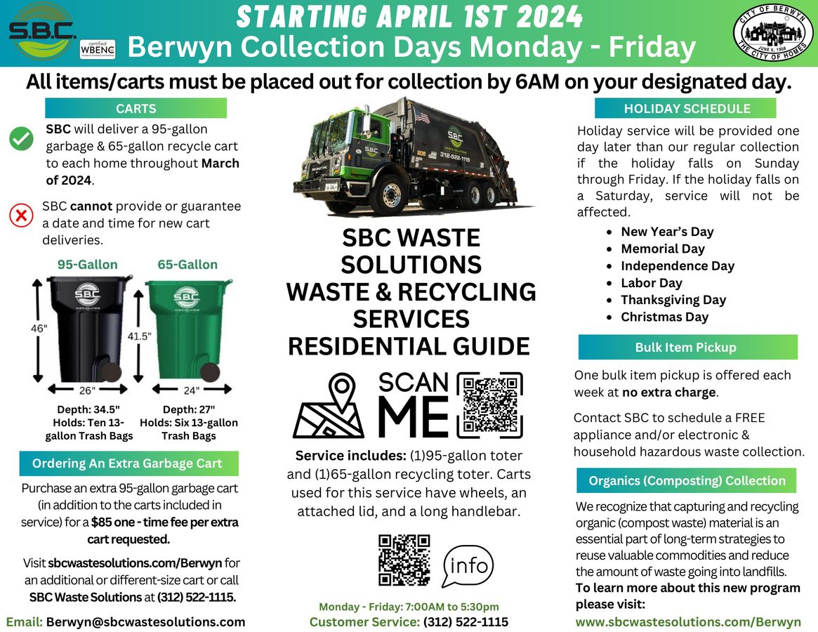 SBC Waste Solutions Welcome Guide Brochure by City of Berwyn - Flipsnack