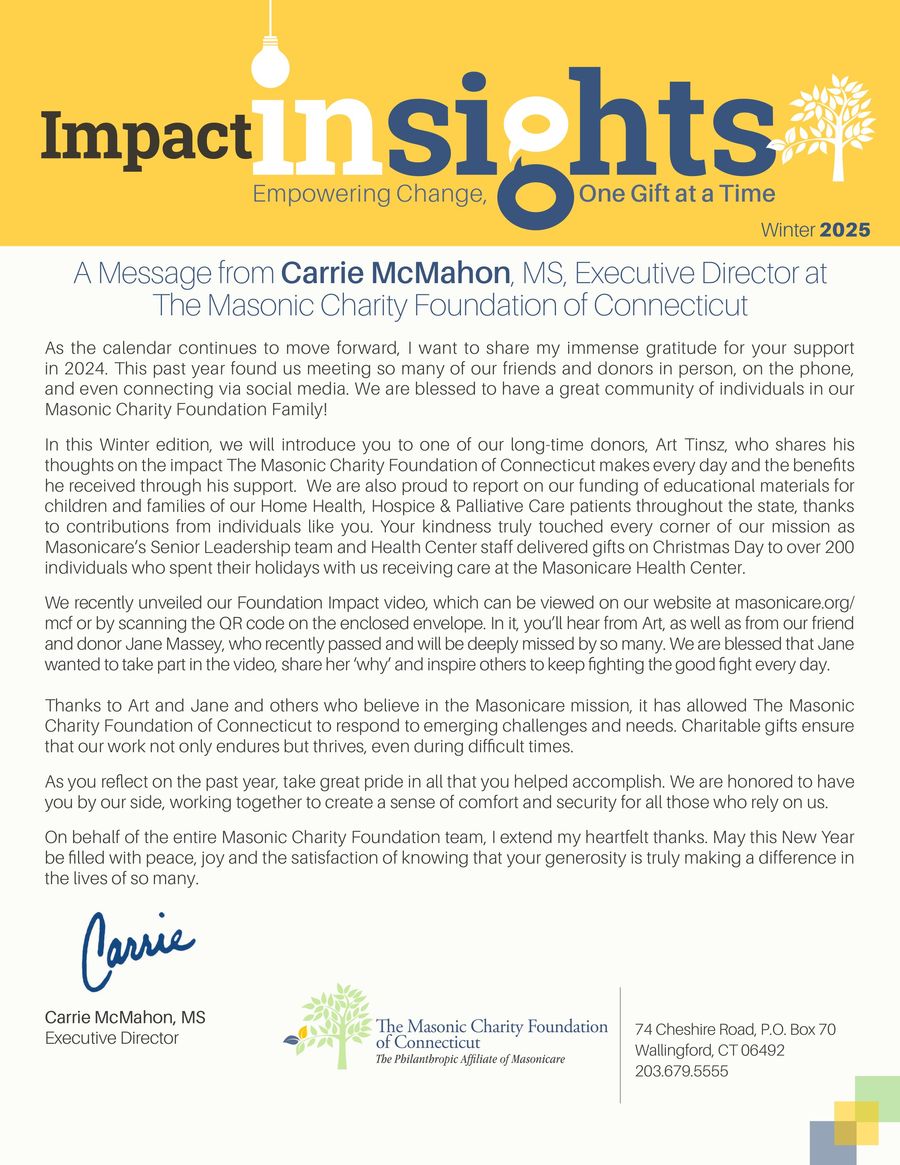 DIGITAL_MCF_IMPACT_INSIGHTS_2025_WINTER by Masonicare Marketing - Flipsnack