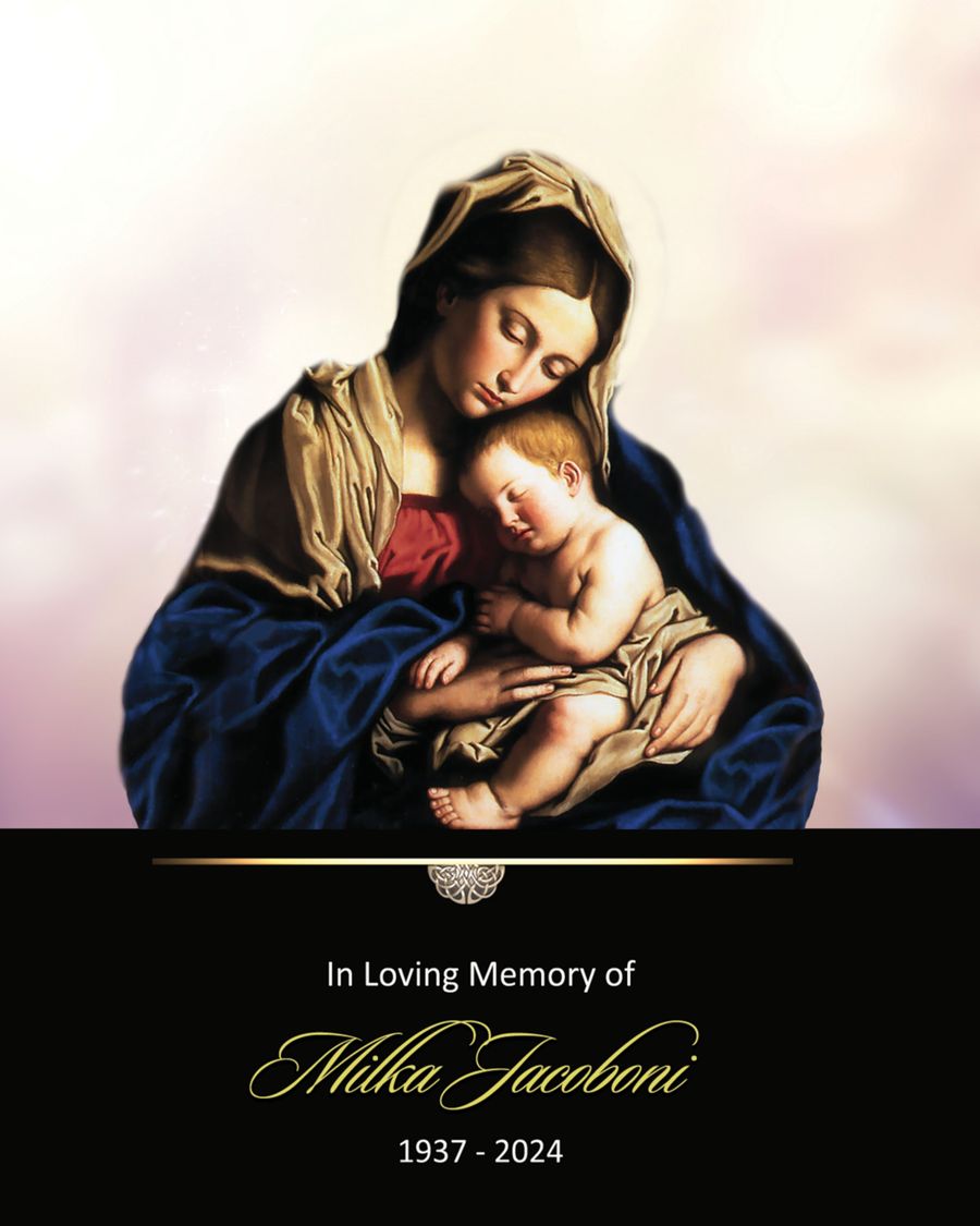 Memorial Card for Milka Jacoboni (1937-2024) by Christian... - Flipsnack