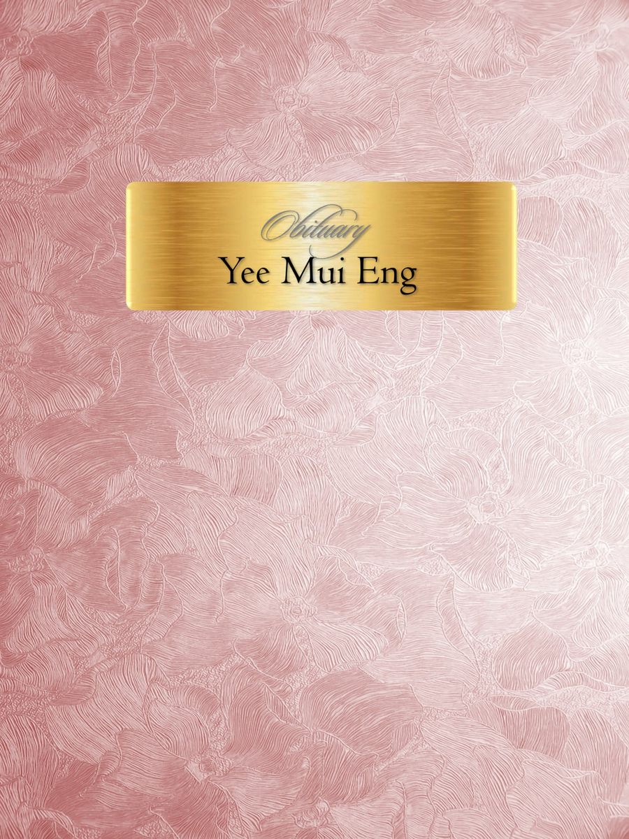 Obituary for Yee Mui Eng (1938-2024) by Christian... - Flipsnack