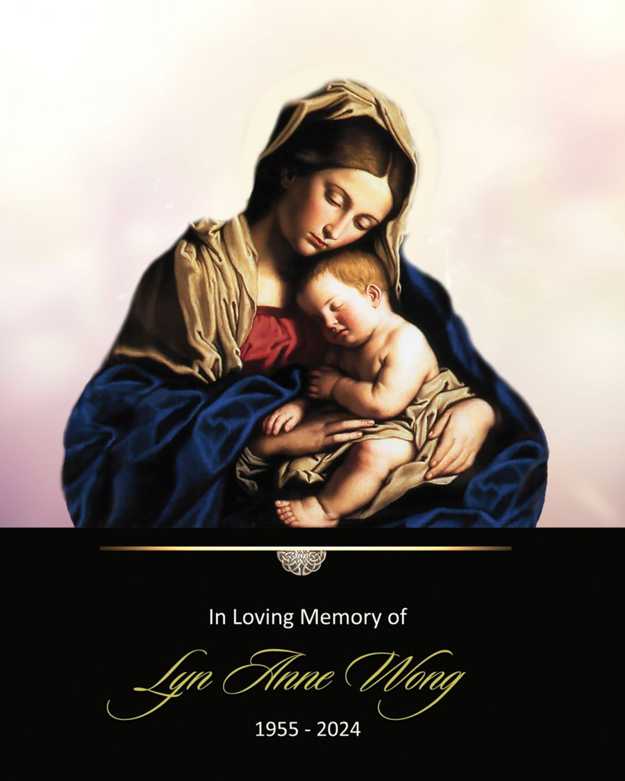 Memorial Card for Lyn Anne Wong (1955-2024) by Christian... - Flipsnack