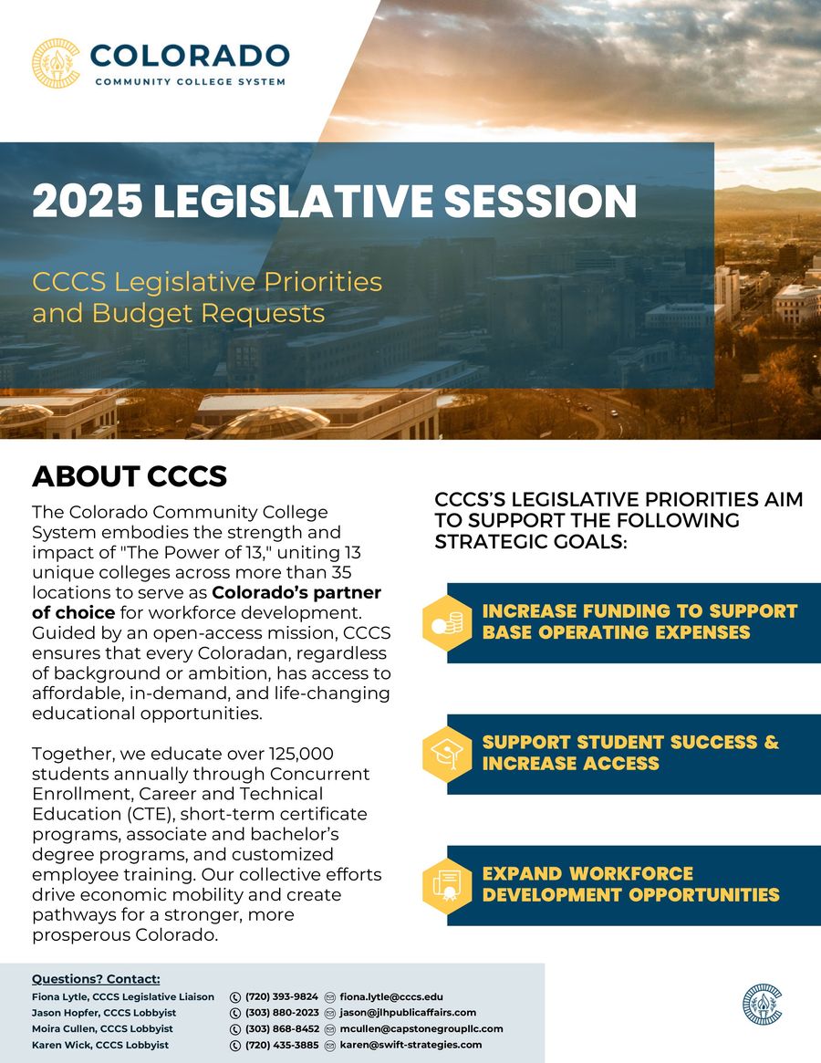 CCCS 2025 Legislative Priorities and Budget Requests by CCCS - Flipsnack