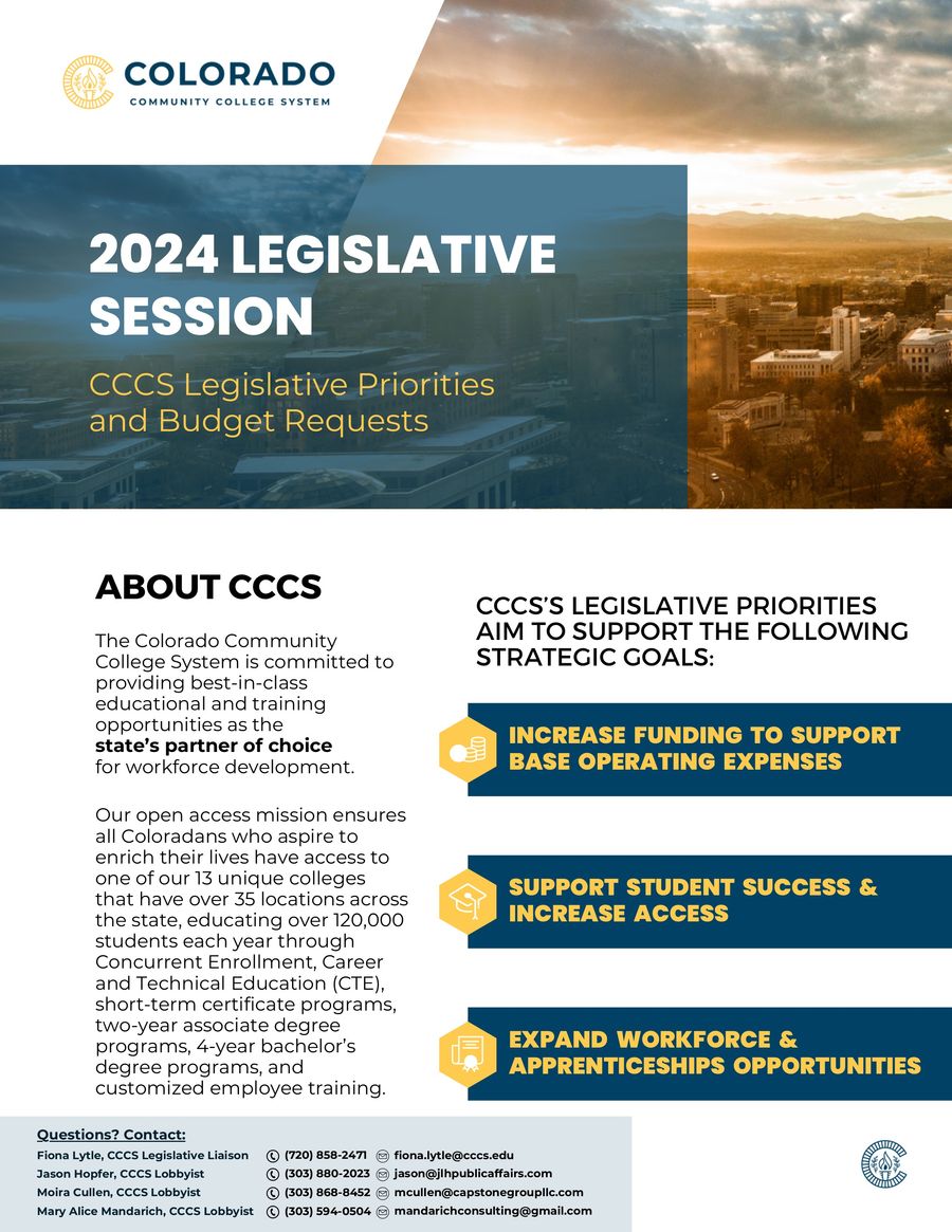 CCCS 2024 Legislative Priorities and Budget Requests by CCCS - Flipsnack
