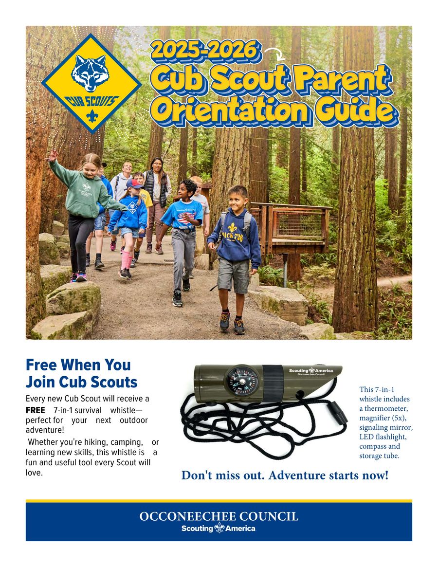 Cub Scout Parent Orientation Guide | Occoneechee Council by Daniela ...