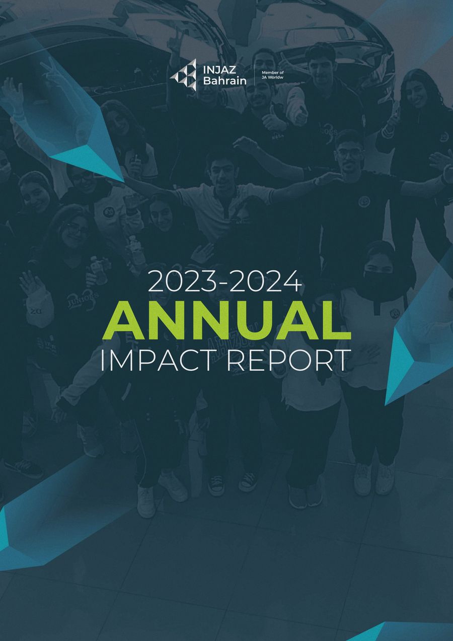 INJAZ Bahrain Annual Impact Report 2023-2024 by Hana Sarwani - Flipsnack