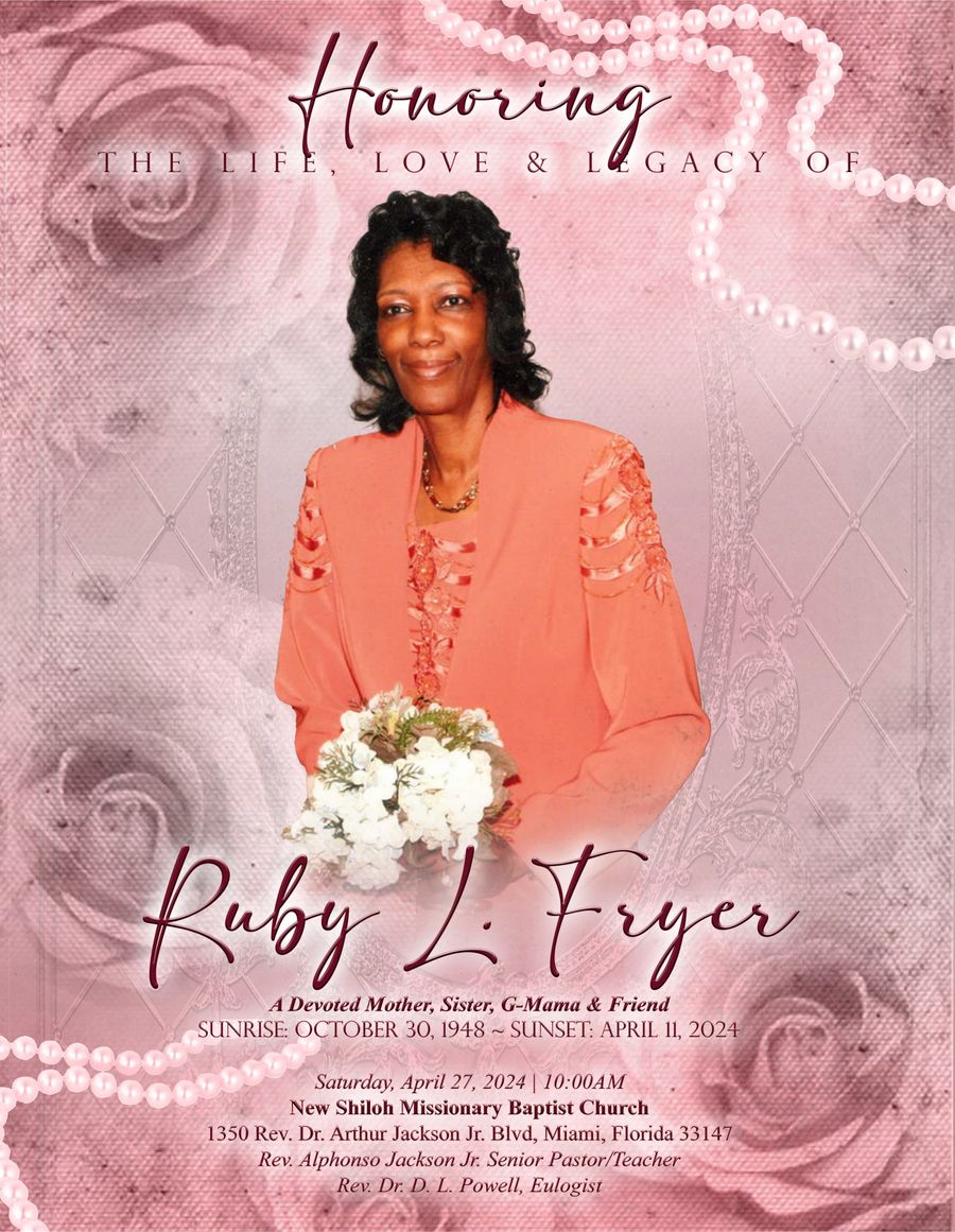 Ruby Fryer Programme by The Zion Church - Flipsnack