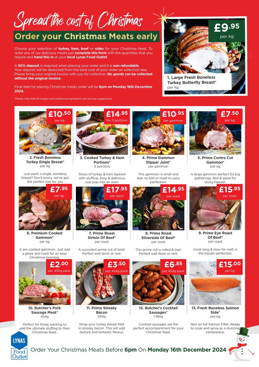 Lynas Food Outlet_Christmas Pre-order Meat Leaflet 2024 by charlotte ...